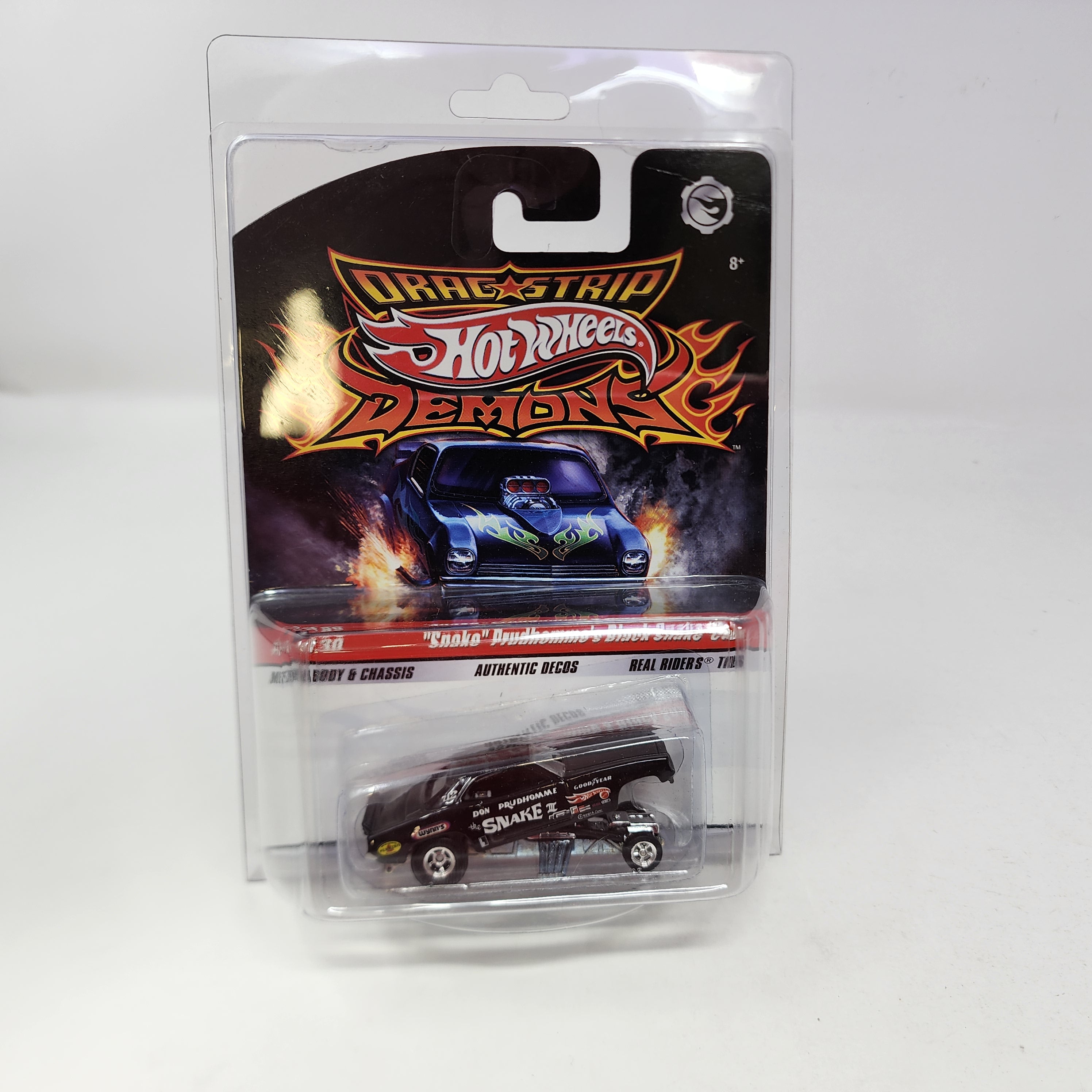 Snake Prudhomme's Black Snake Cuda * Hot Wheels Drag Strip Demons – Wheelcollectors LLC