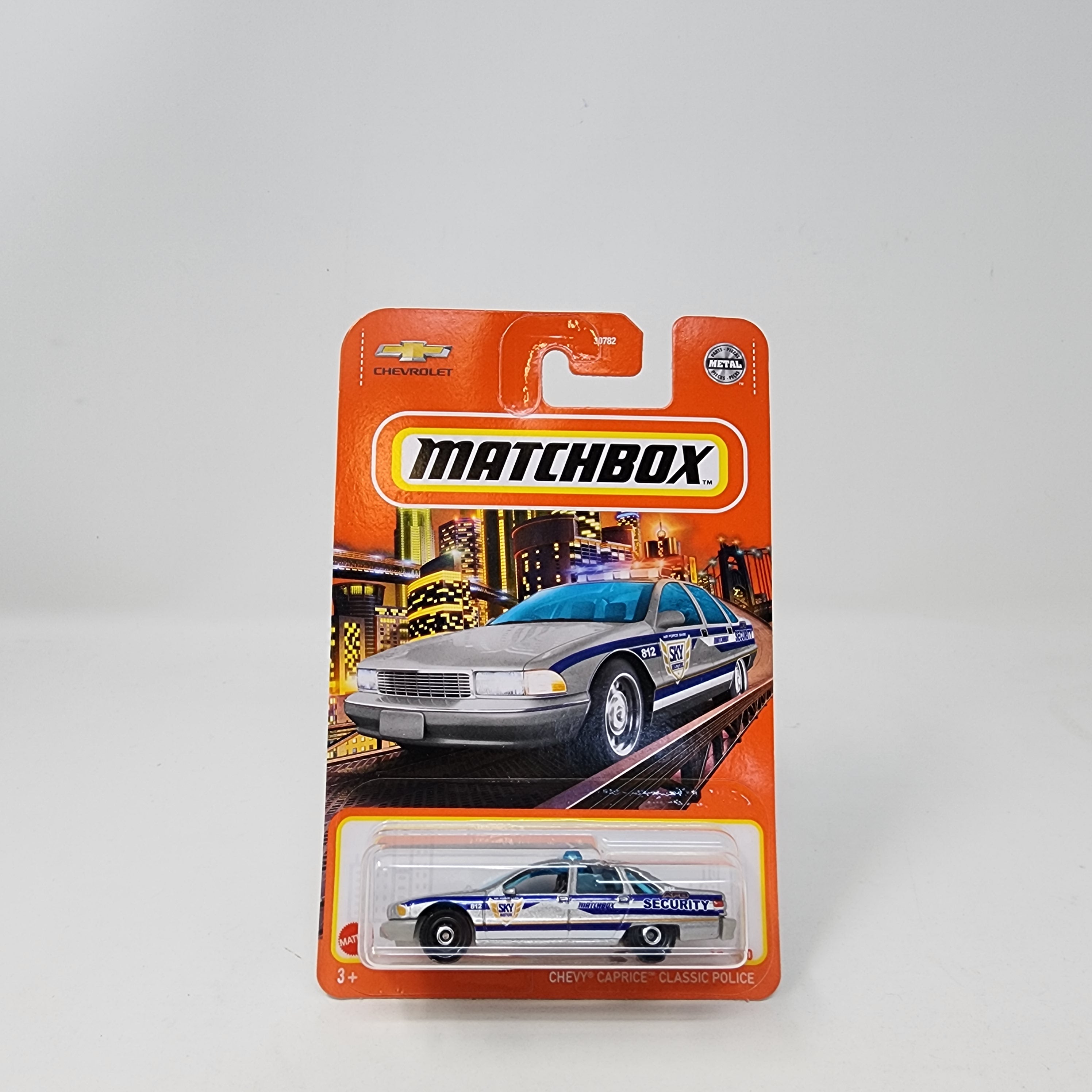 Chevy Caprice Classic Police * SILVER * Matchbox Basic ...