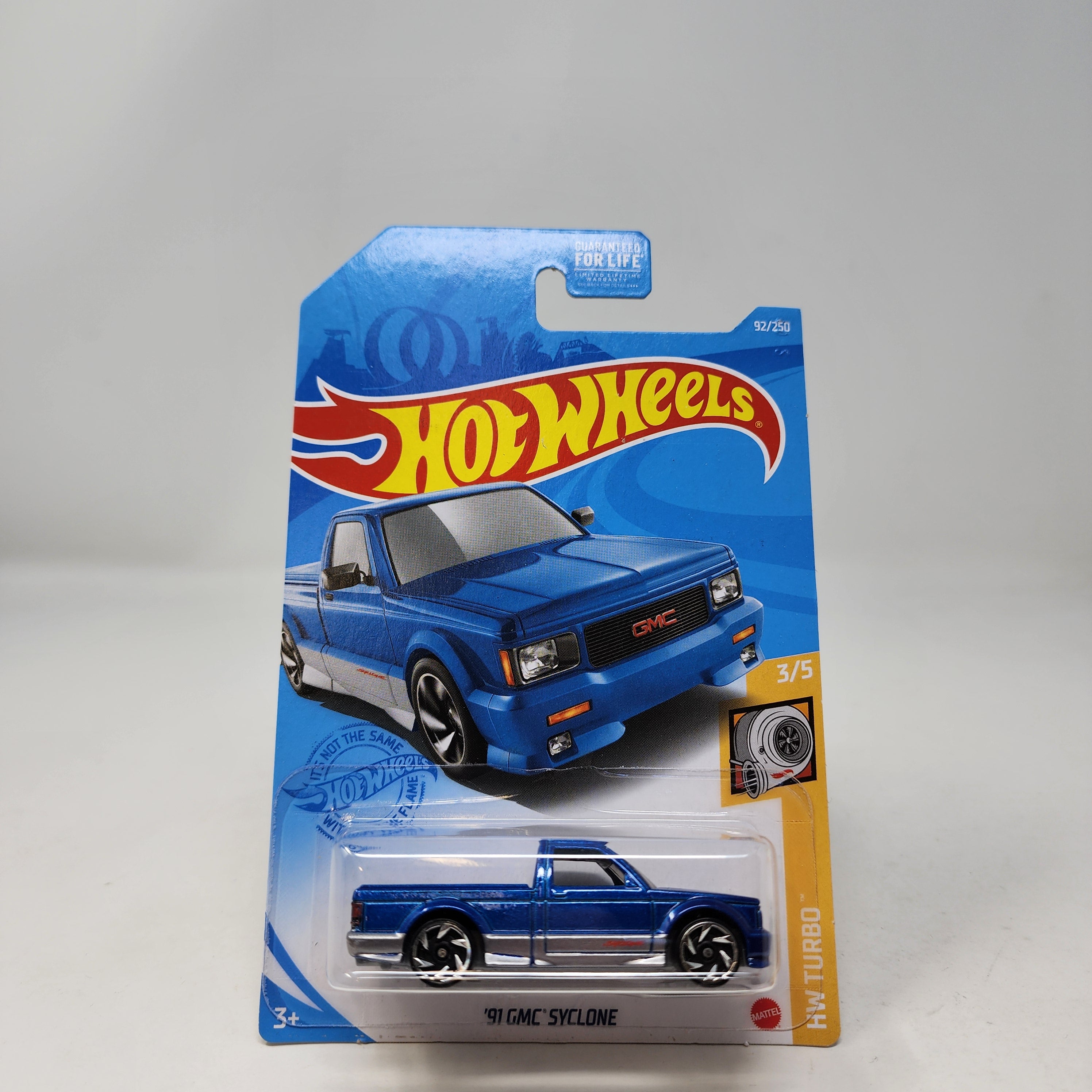 '91 GMC Syclone #92 * Blue * 2021 Hot Wheels Basic – Wheelcollectors LLC