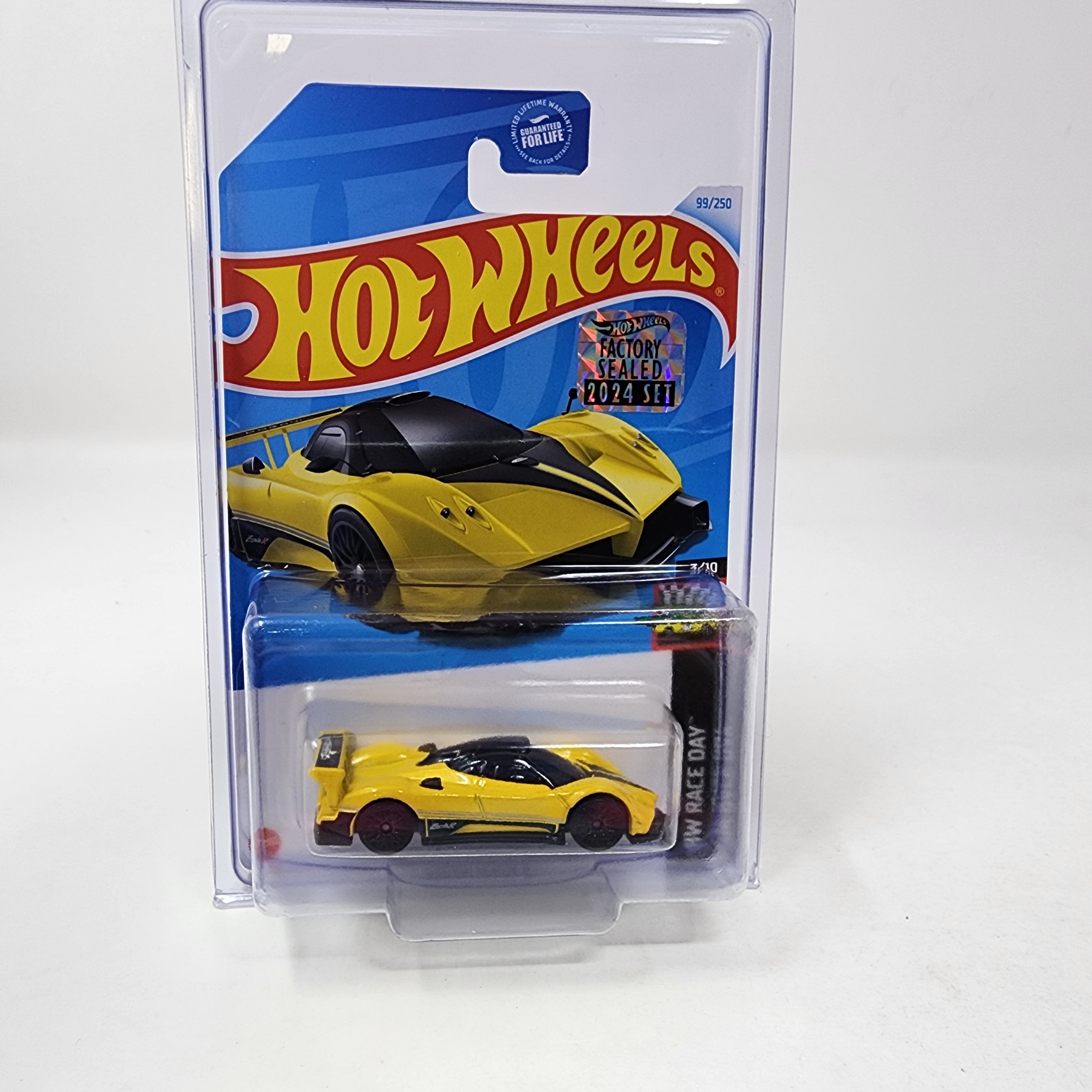 Pagani Zonda R #99 * Yellow * 2024 Hot Wheels Basic w/ Factory Holo ...