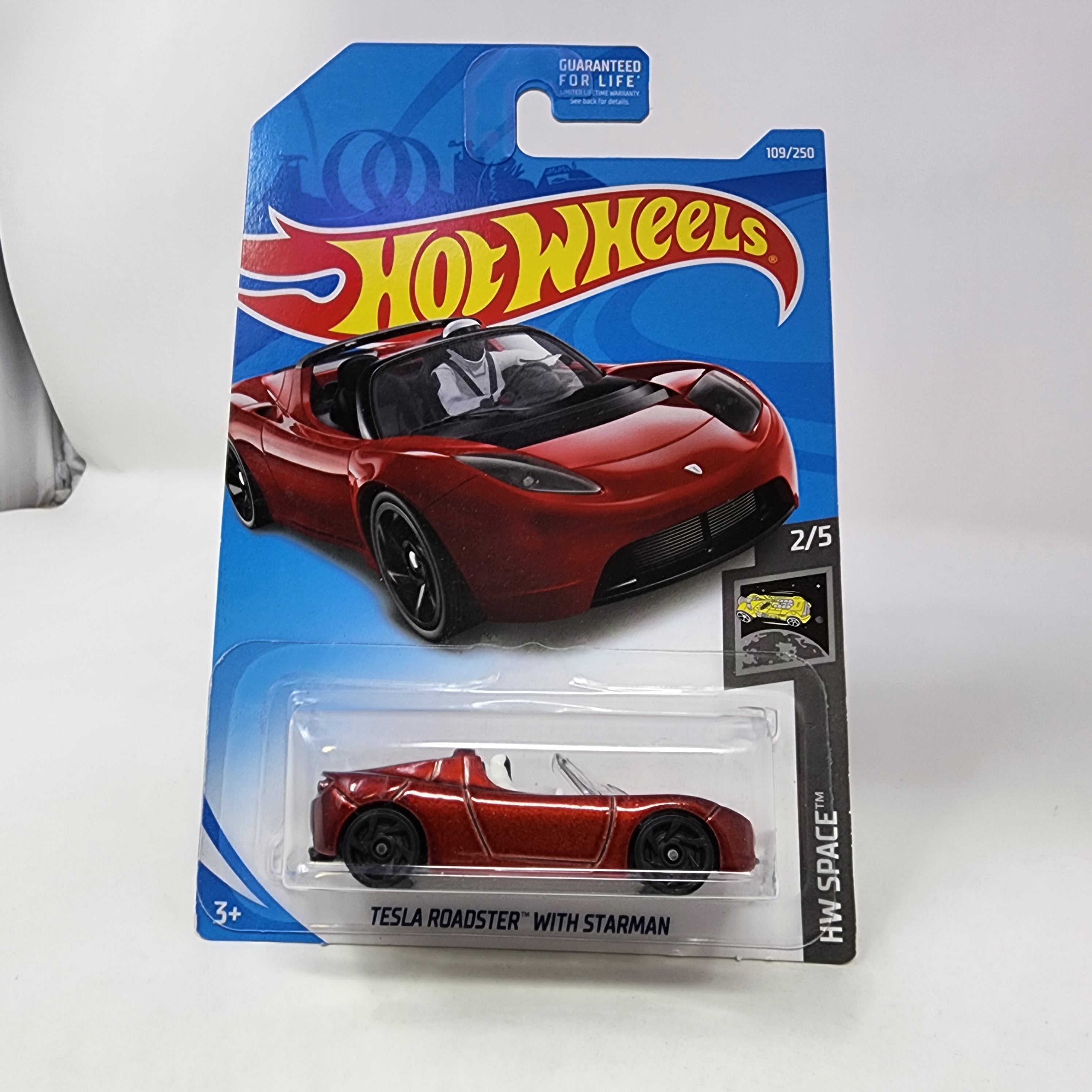Tesla Roadster with Starman #109 * 2019 Hot Wheels – Wheelcollectors LLC
