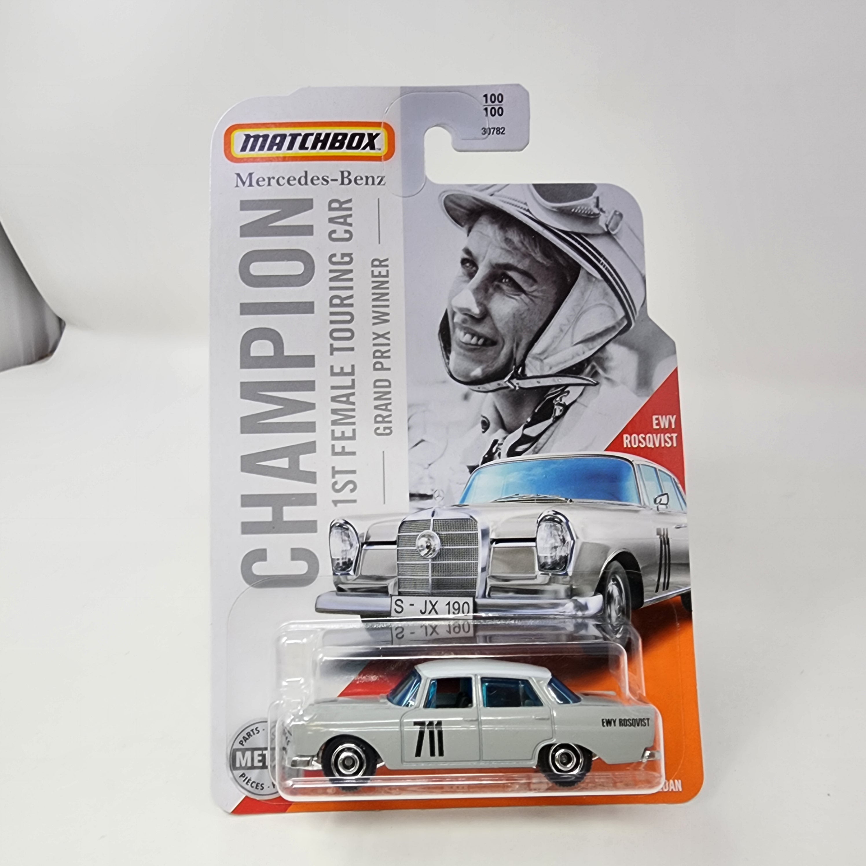 '62 Mercedes-Benz 220 SE Sedan * Ewy Rosqvist Grand Prix * Matchbox ...