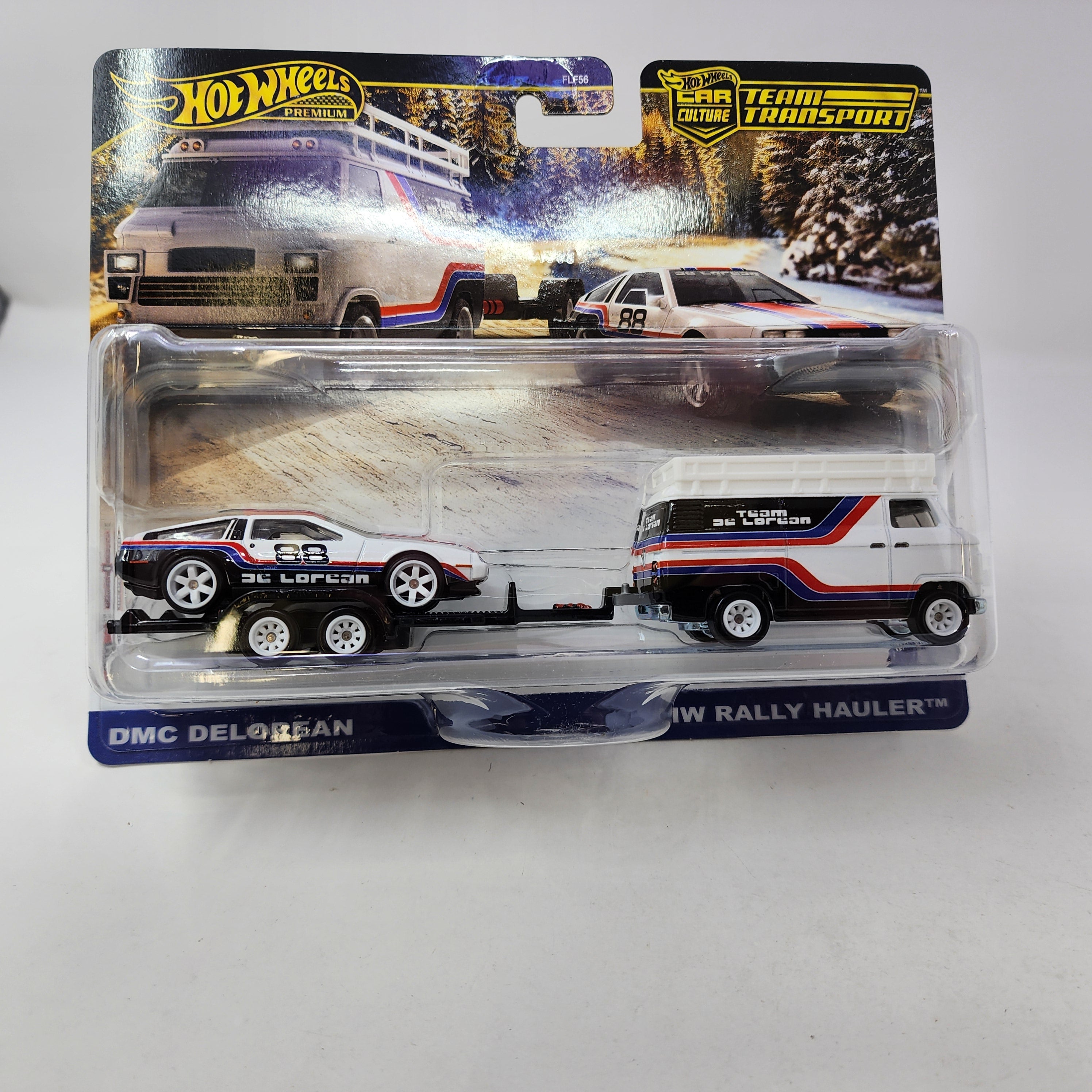 DMC Delorean & Rally Hauler * 2025 Hot Wheels Team Transport Case F ...