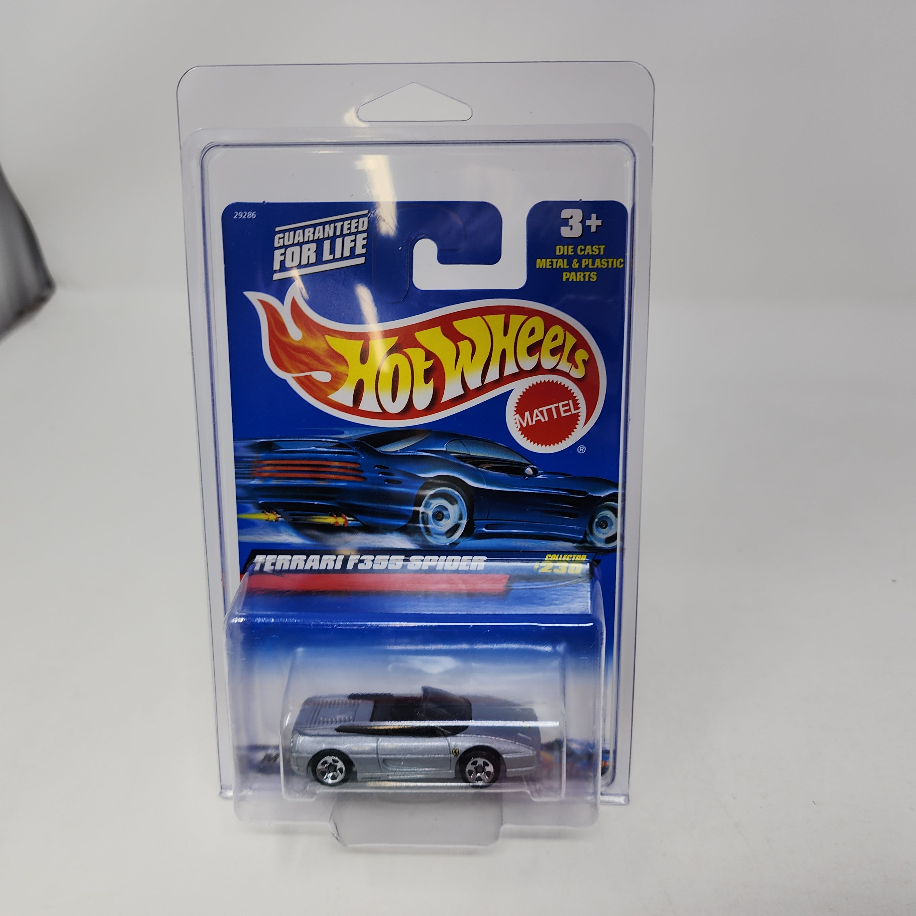 Ferrari F355 Spider #230 * Silver w/ 5sp Rims * Hot Wheels 2000 ...