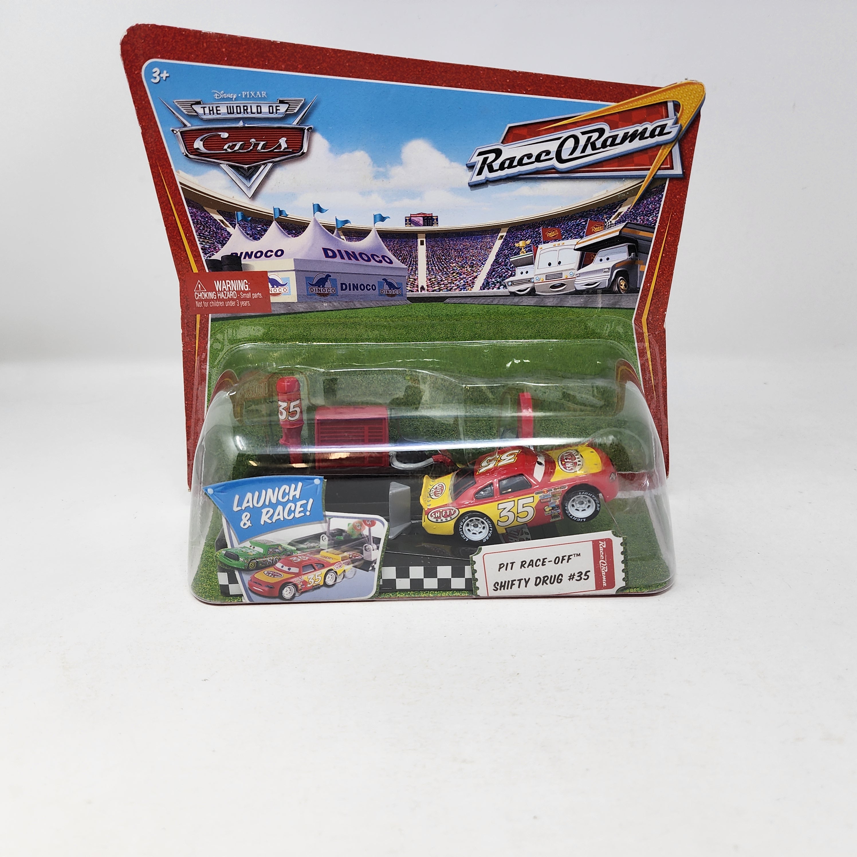 Shifty Drug #35 Pit Row Race-Off * Disney Pixar The World of CARS Race ...