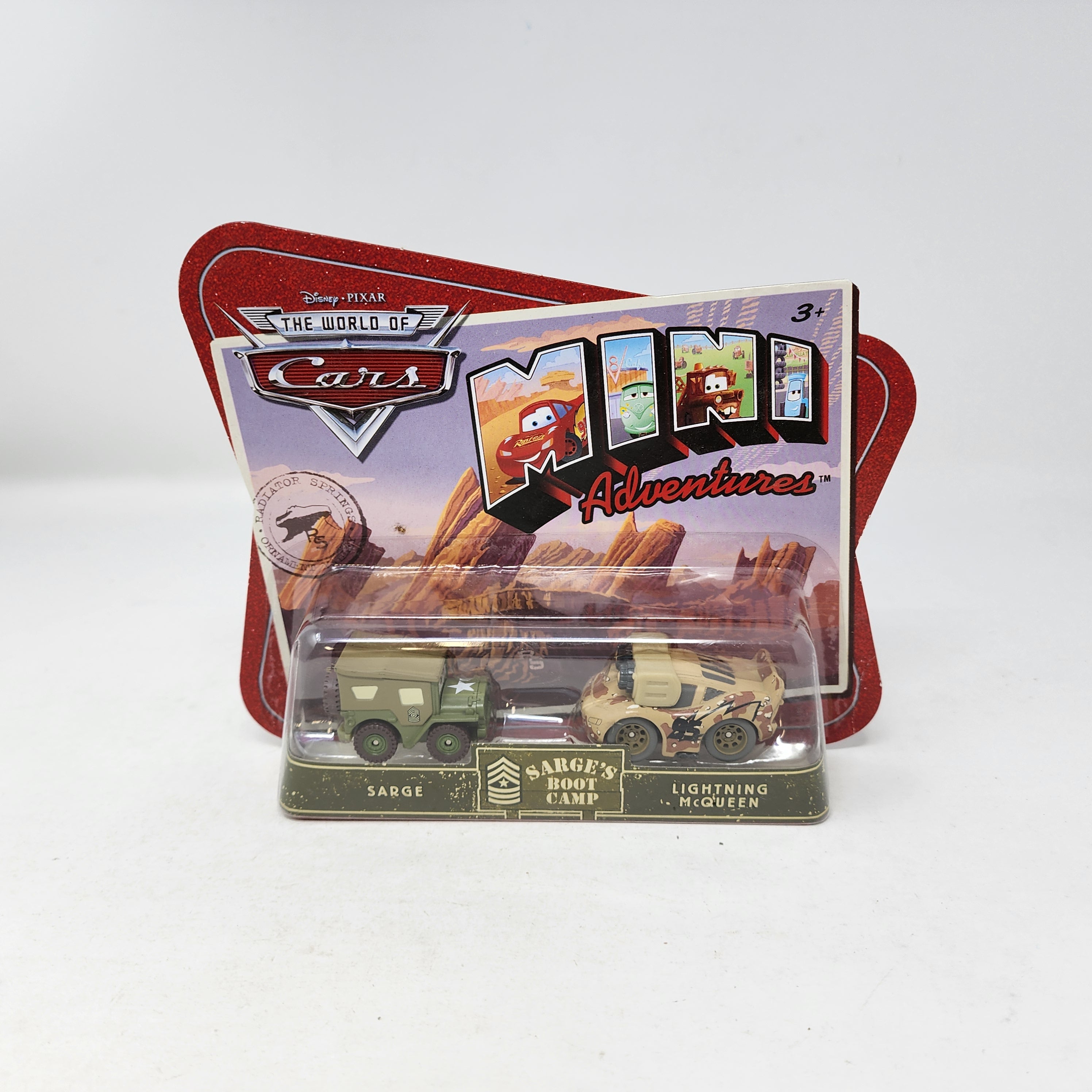 Sarge & McQueen Sarge's Boot Camp * Disney Pixar The World of CARS Min ...