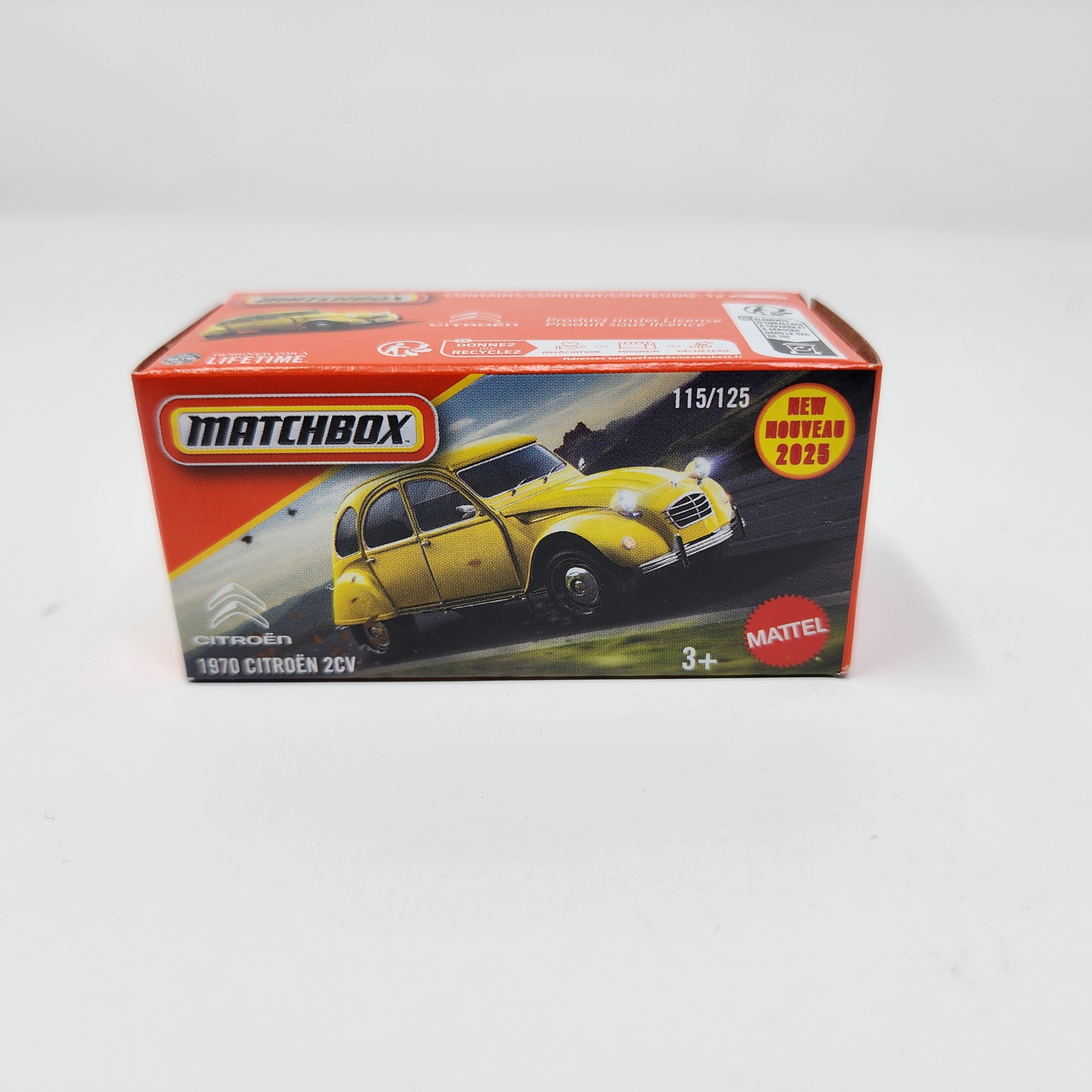 1970 Citroen 2CV #115 * 2025 Matchbox Power Grabs Case F ...
