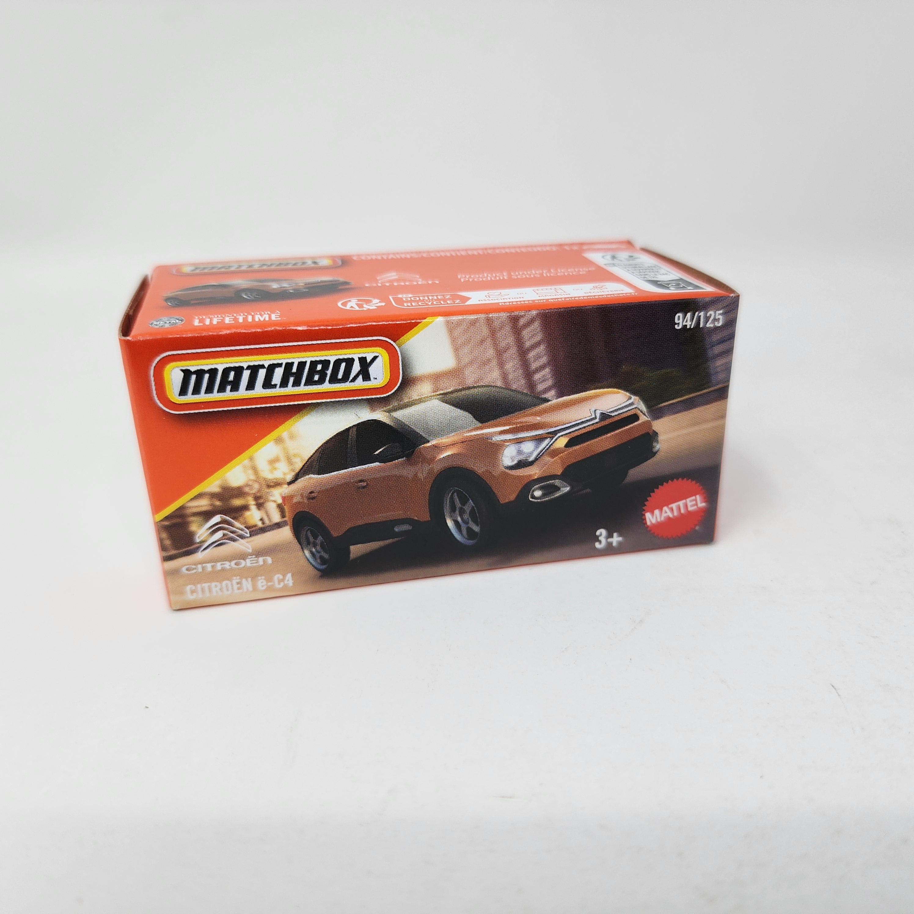 Citroen e-C4 #94 * 2025 Matchbox Power Grabs Case E – Wheelcollectors LLC