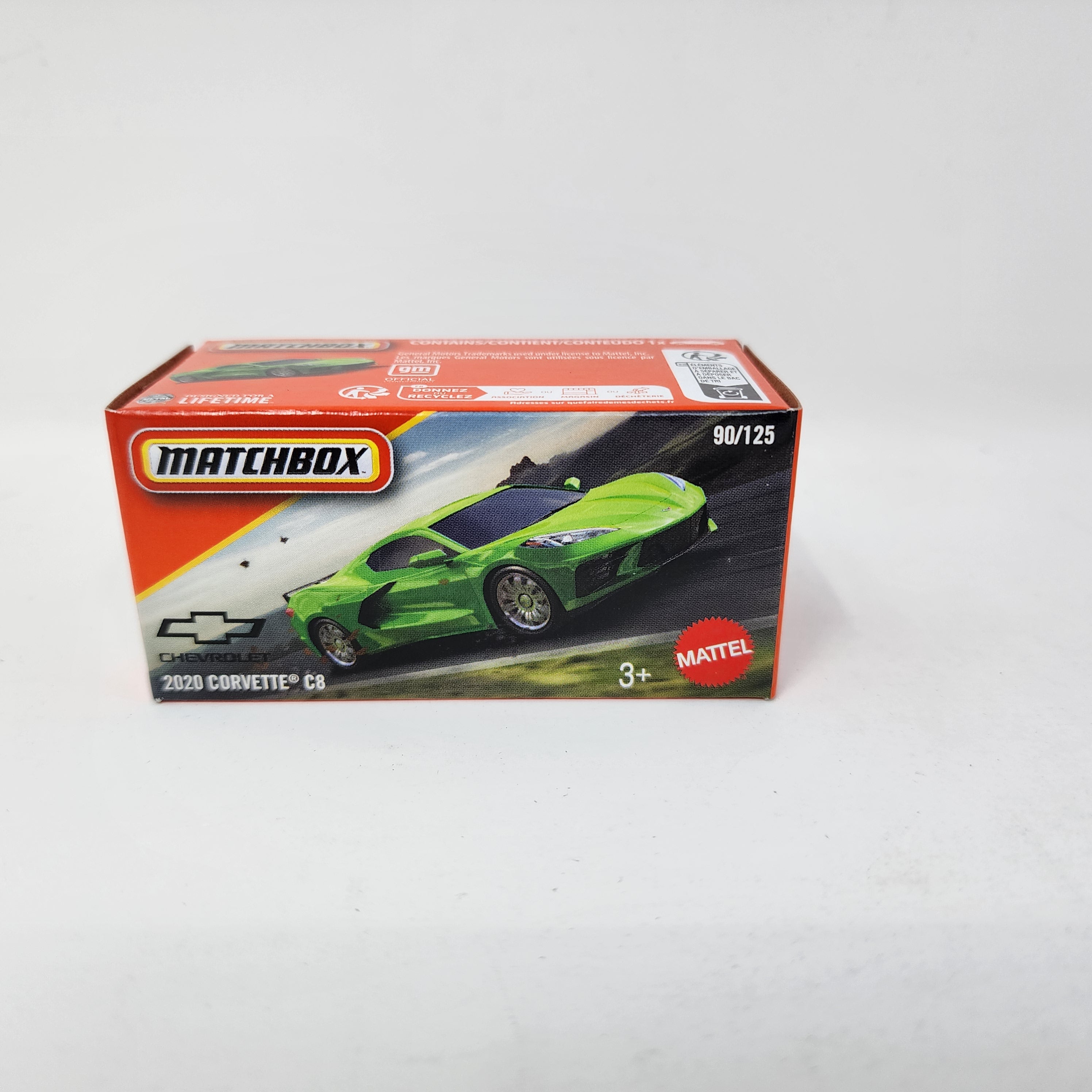 2020 Chevy Corvette C8 #90 * 2025 Matchbox Power Grabs Case G ...