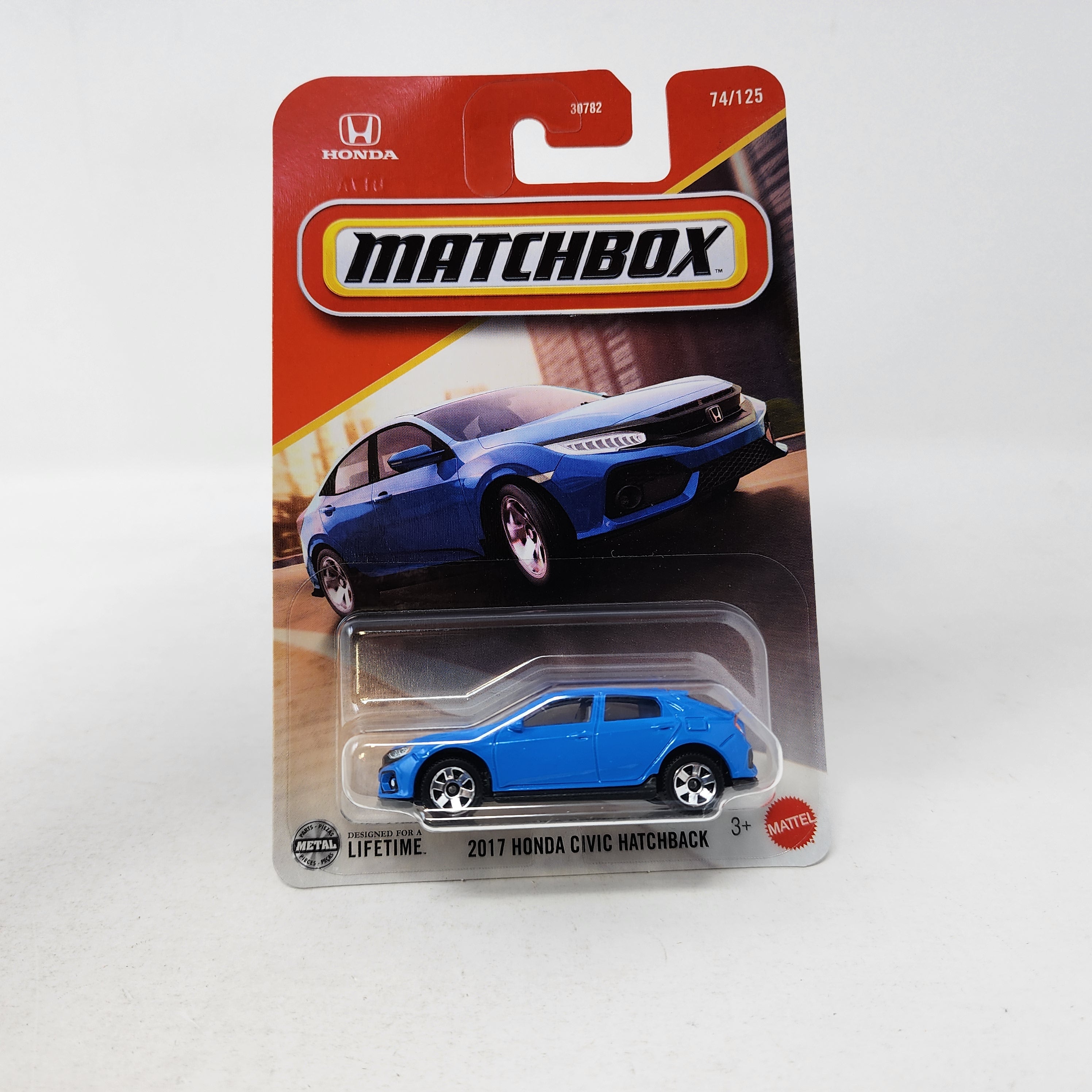 2017 Honda Civic Hatchback #74 * Blue * 2025 Matchbox Case J ...