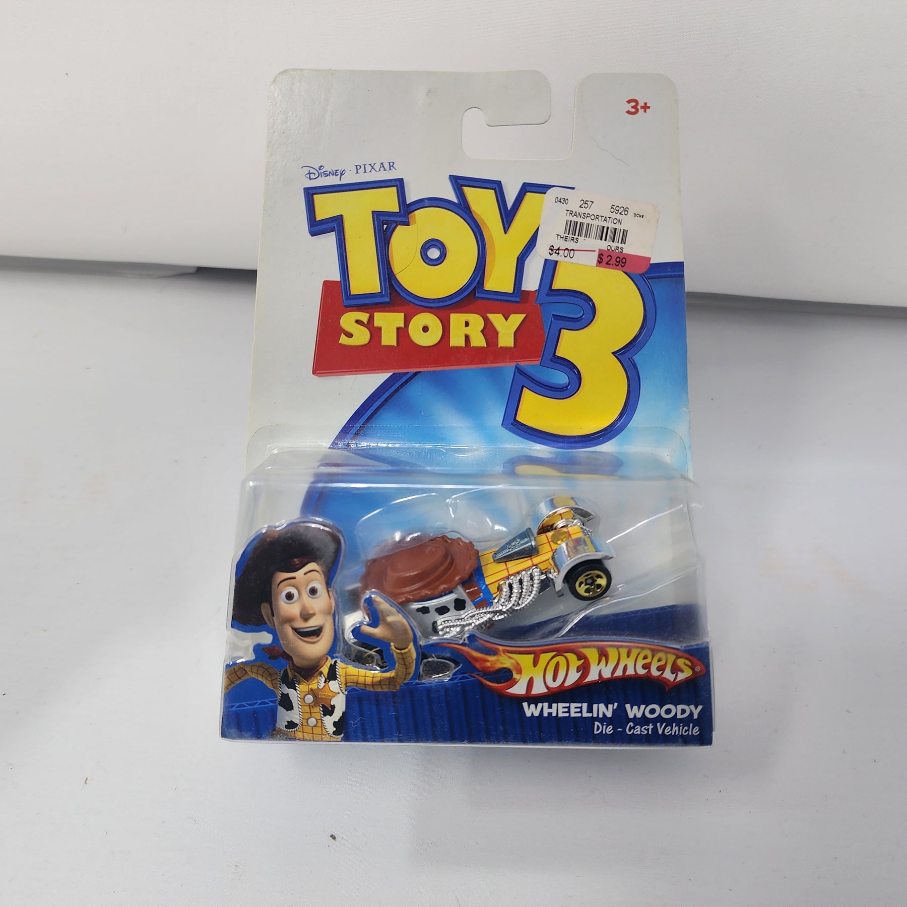Wheelin Woody * Hot Wheels Character Cars Toy Story 3 – Wheelcollectors LLC