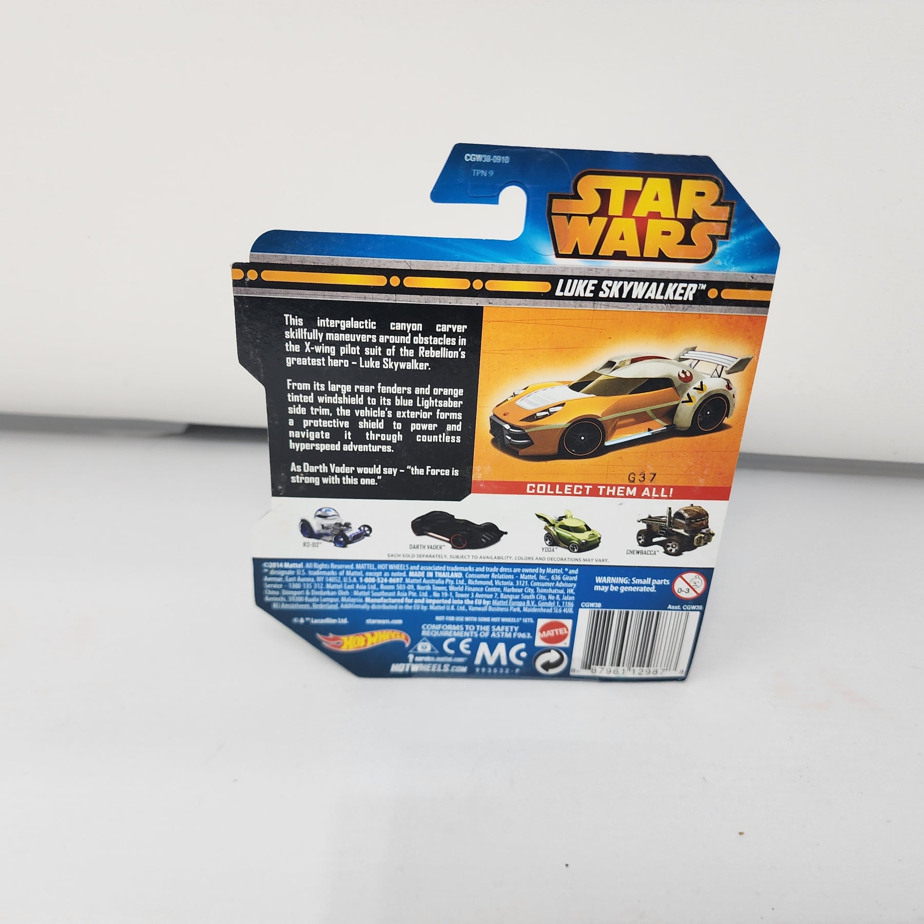 Luke Skywalker * Hot Wheels Character Cars STAR WARS – Wheelcollectors LLC