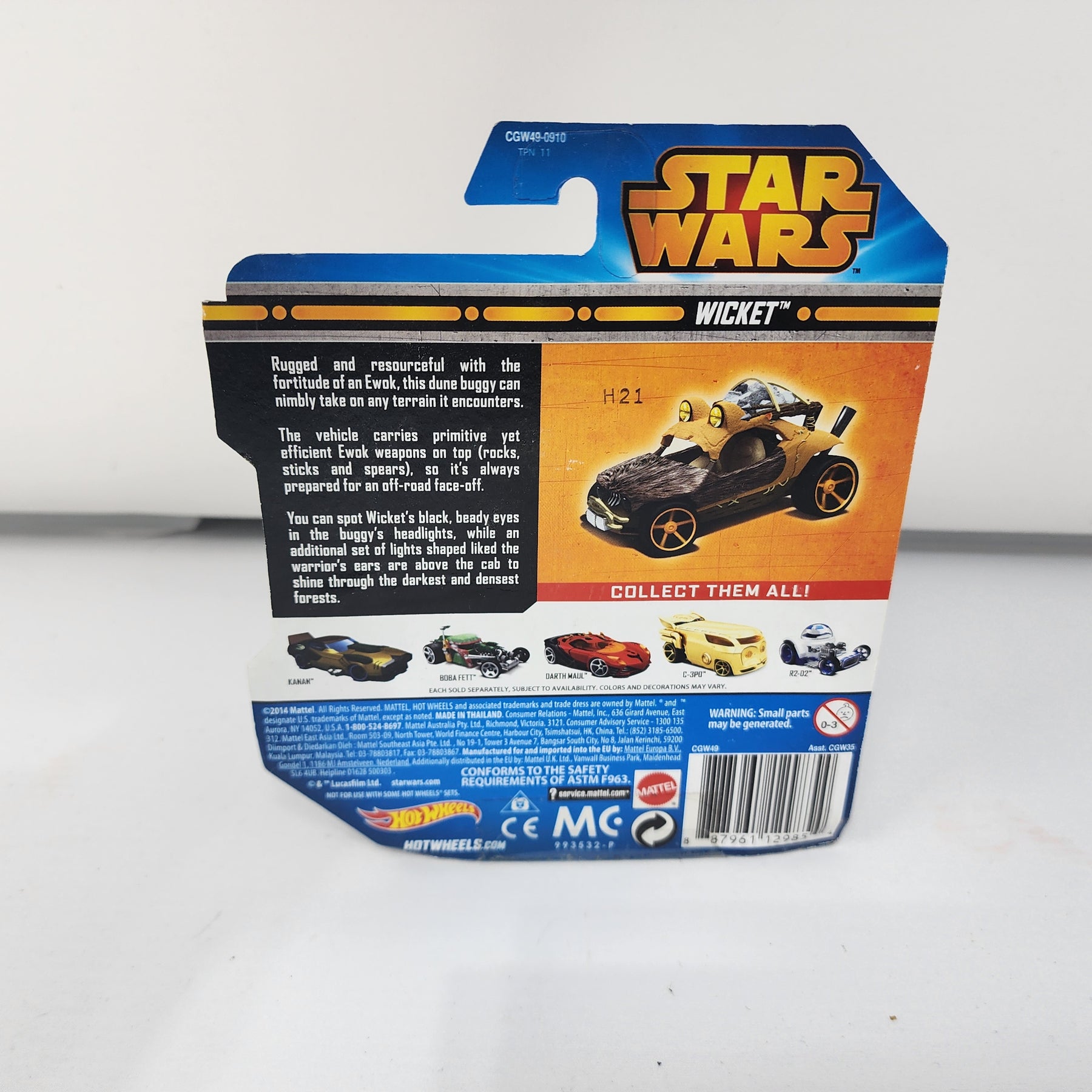 Wicket * Hot Wheels Character Cars STAR WARS – Wheelcollectors LLC