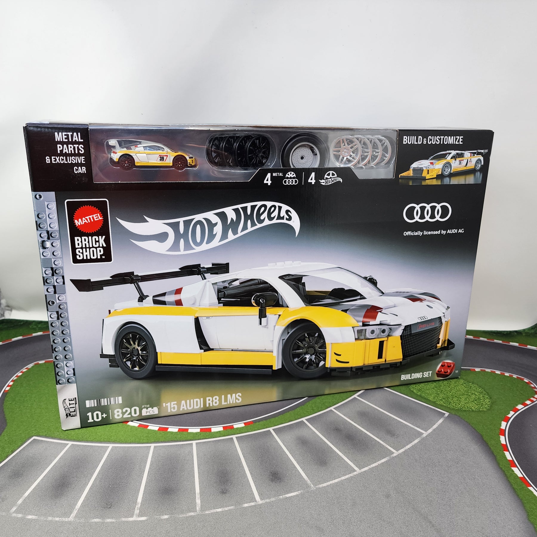 '15 Audi R8 LMS * Hot Wheels Mattel Brick Shop – Wheelcollectors LLC