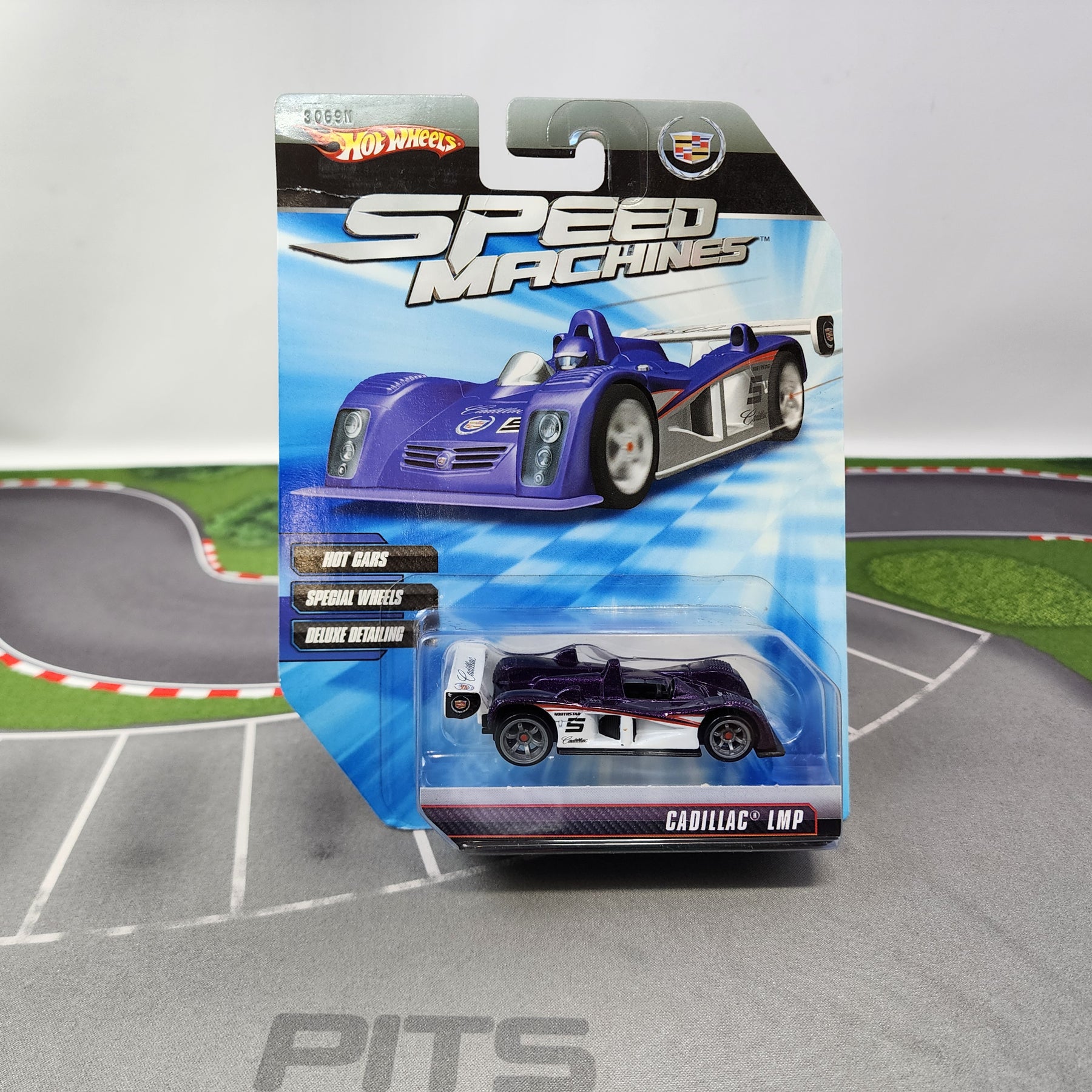 Cadillac LMP * Hot Wheels Speed Machines * Bad Card – Wheelcollectors LLC