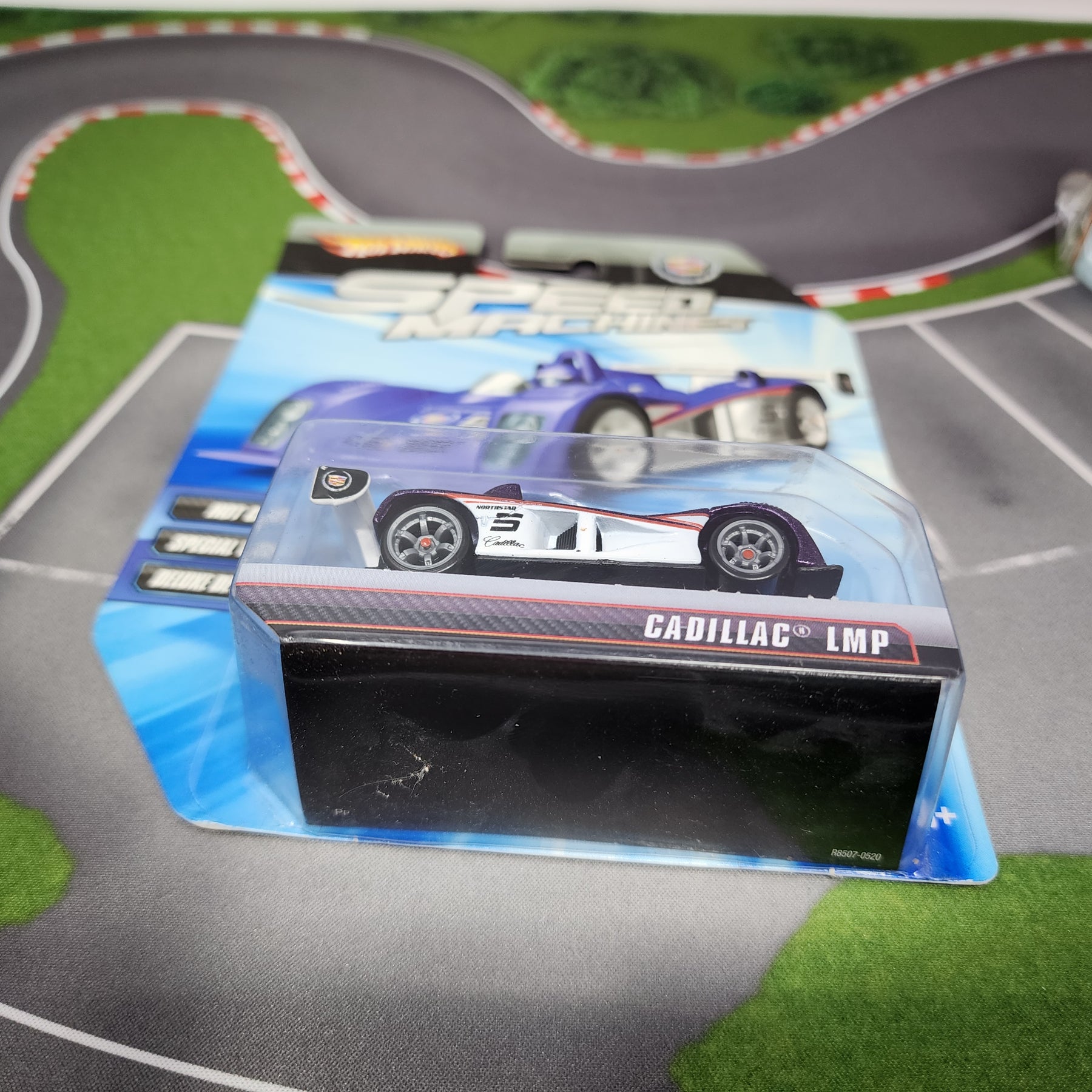 Cadillac LMP * Hot Wheels Speed Machines * Bad Card – Wheelcollectors LLC