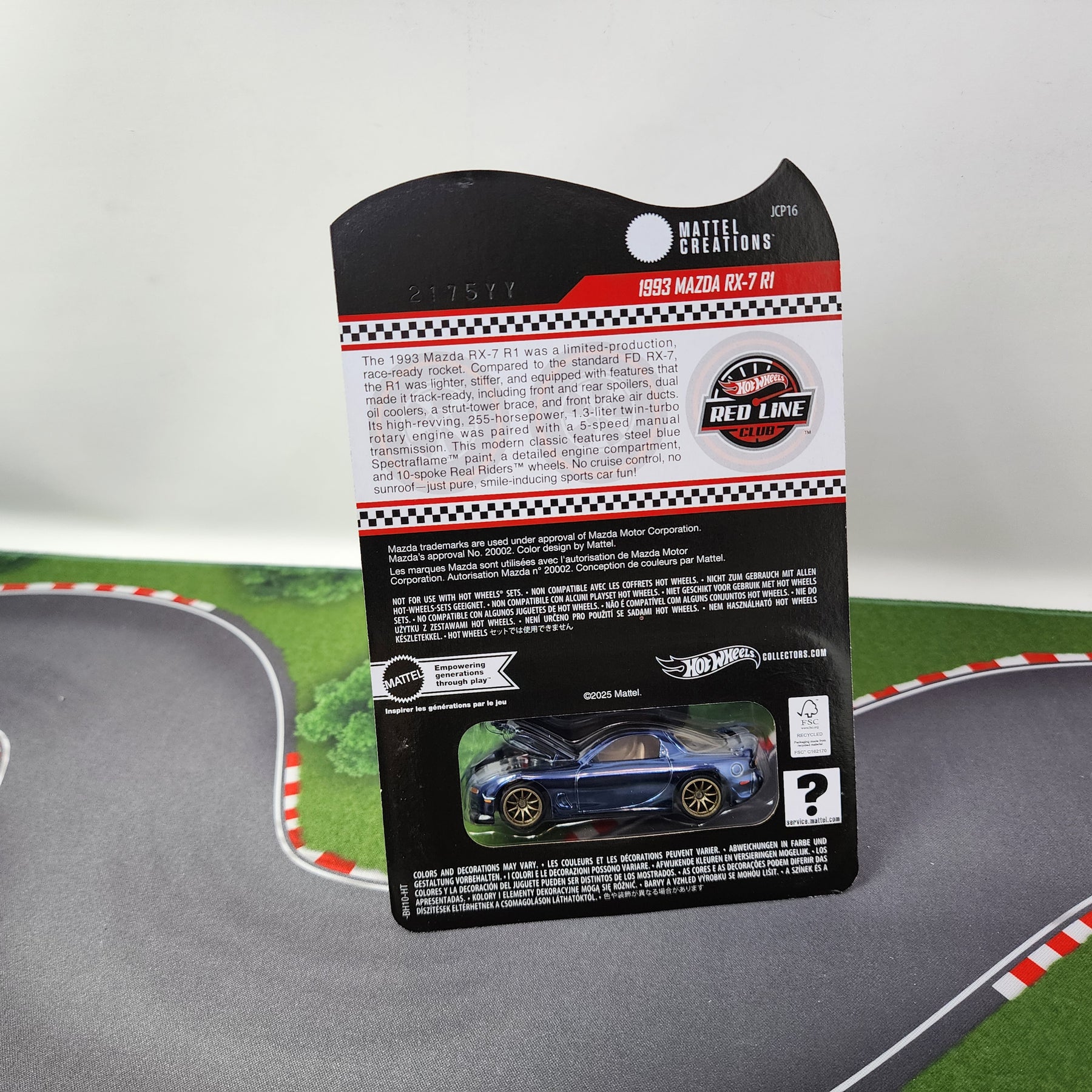 1993 Mazda RX-7 R1 * Hot Wheels RLC Red Line Club – Wheelcollectors LLC