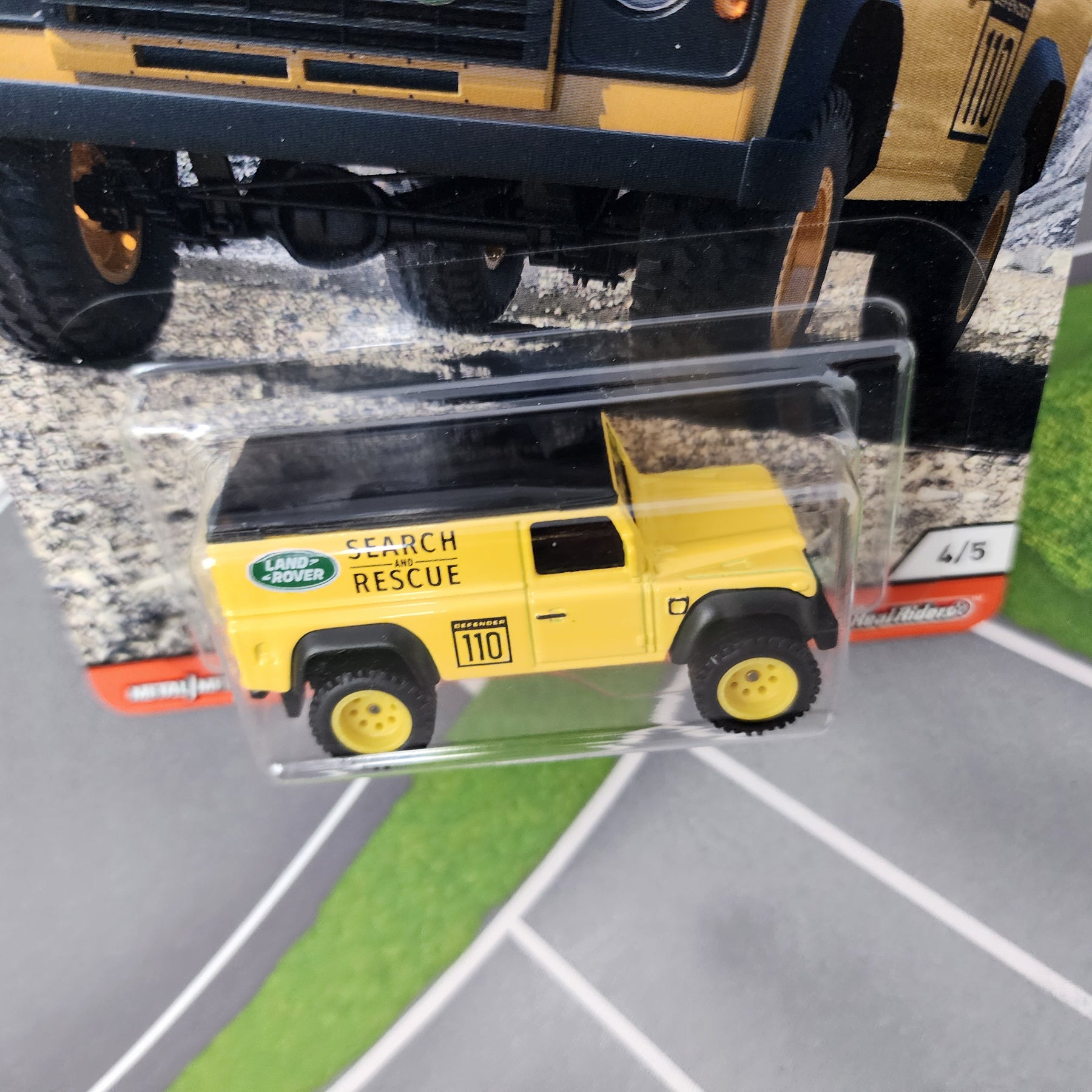 Land Rover Defender 110 Hard Top * Yellow * Hot Wheels Car Culture Wil ...