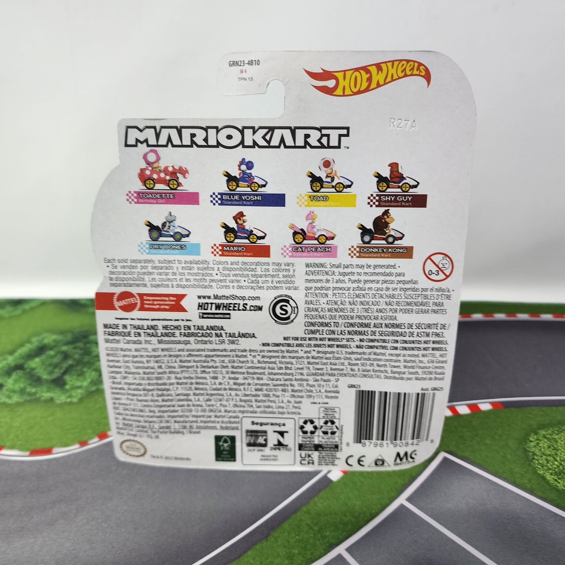 Blue Yoshi Standard Kart * Hot Wheels MARIO KART Nintendo ...