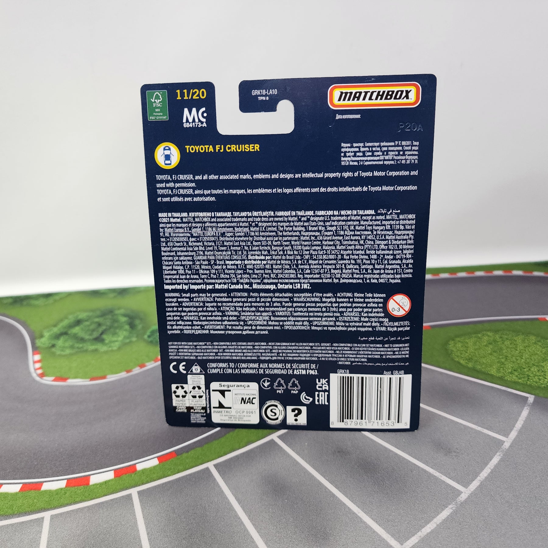 Toyota FJ Cruiser #11 * BLUE * Matchbox Collectors – Wheelcollectors LLC