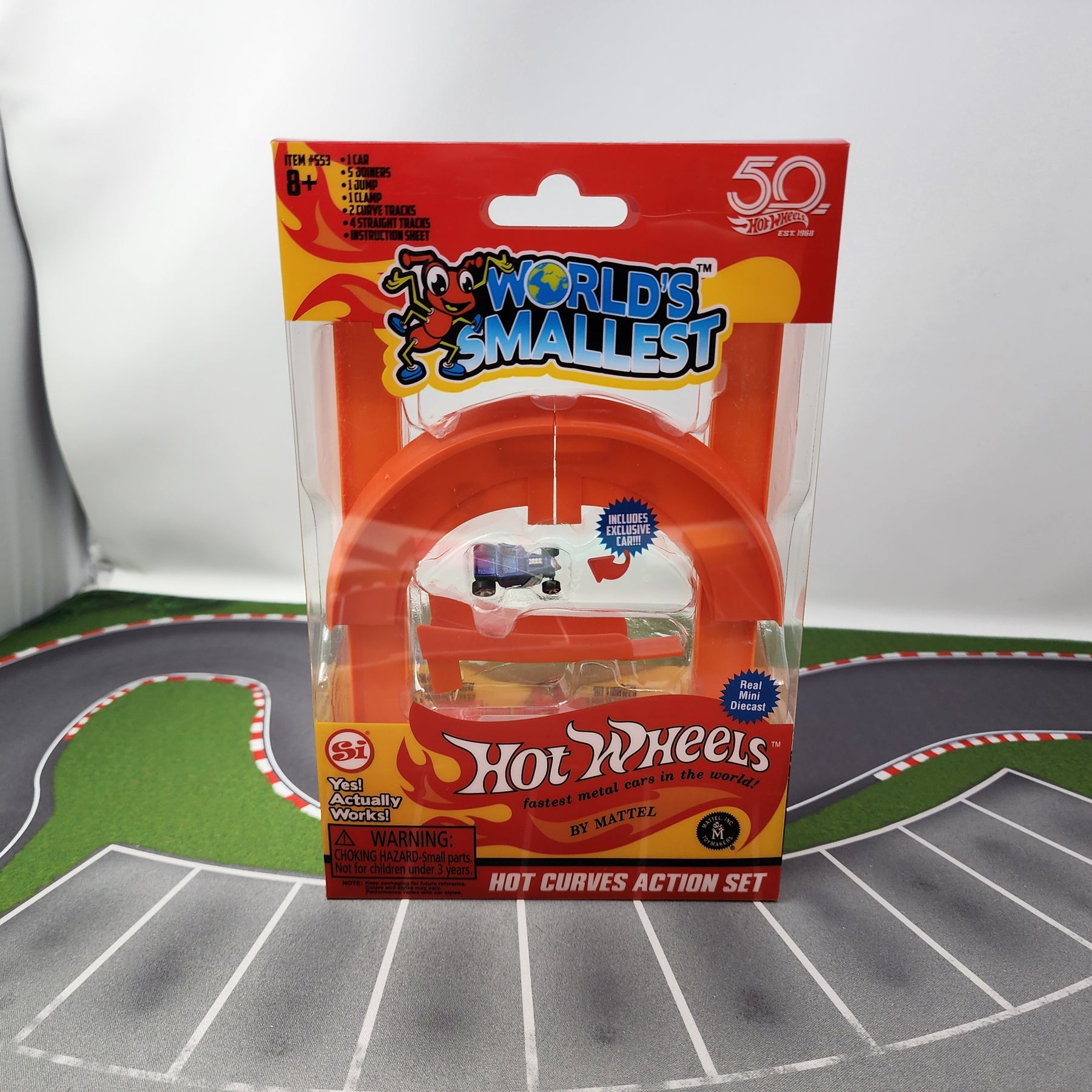 Hot Curves Action Set w/ Bone Shaker * Hot Wheels World Smallest ...