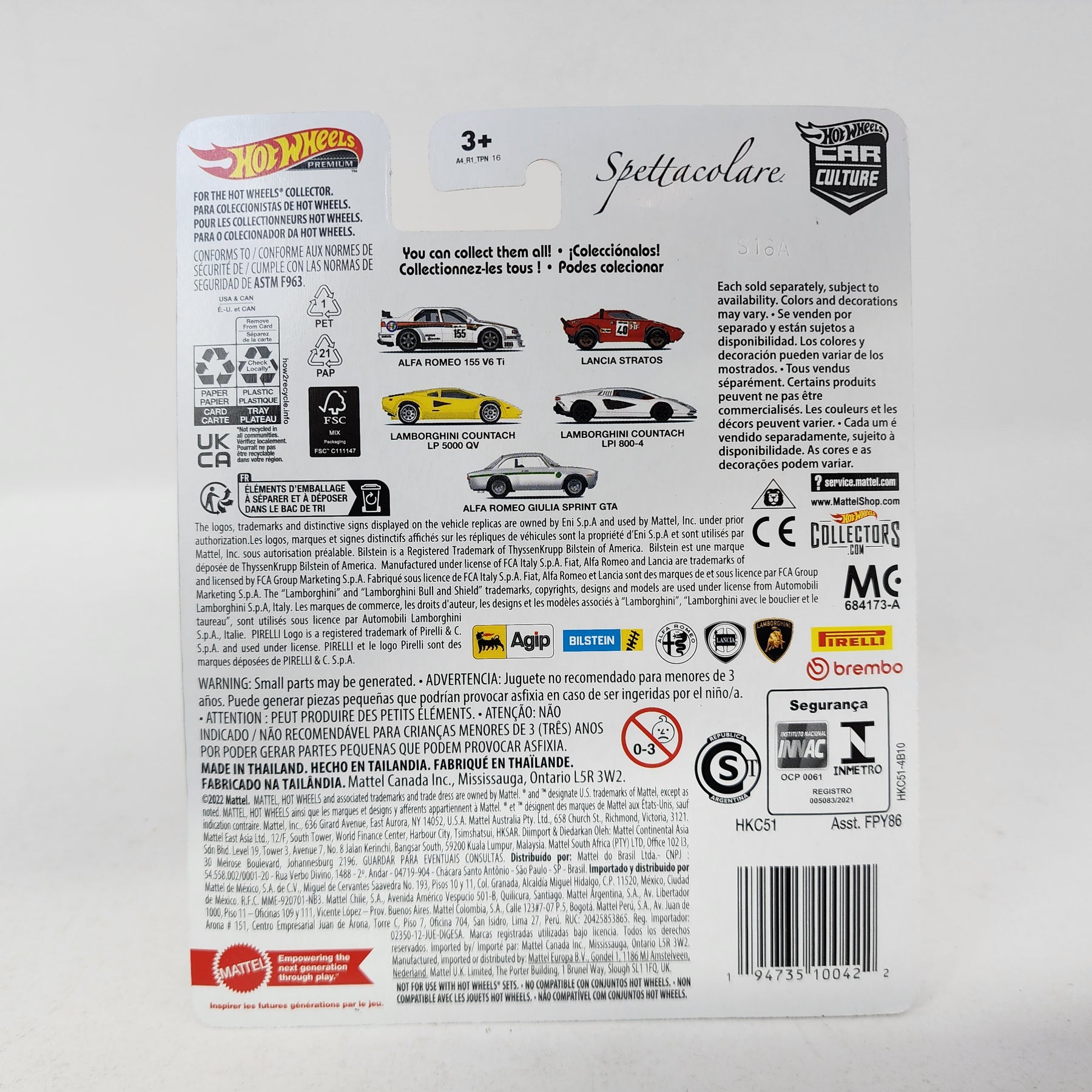 Lamborghini Countach LP! 800-4 * BLACK CHASE * 2025 Hot Wheels Car Cul ...