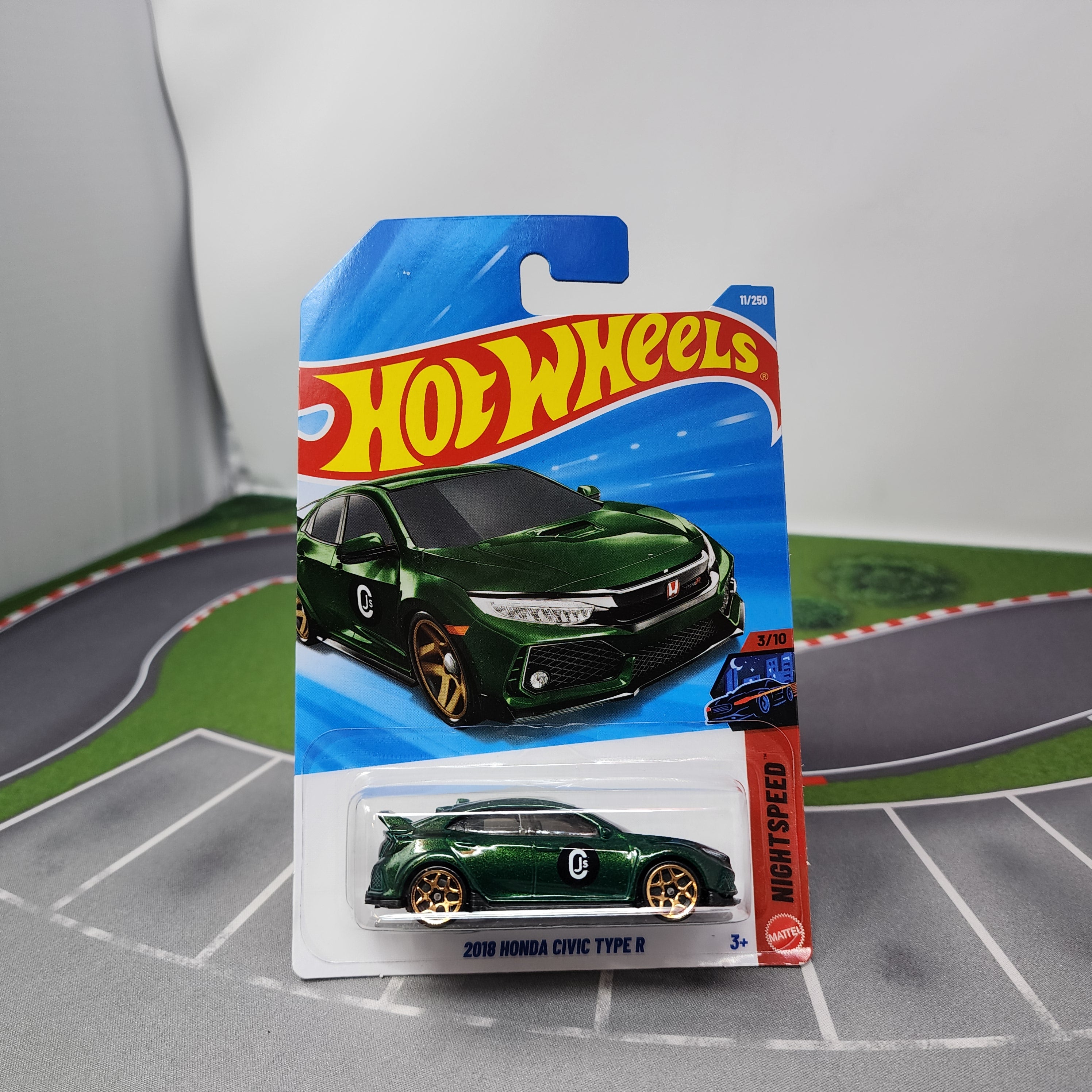 2018 Honda Civic Type R #11 * Green * 2026 Hot Wheels Case G ...