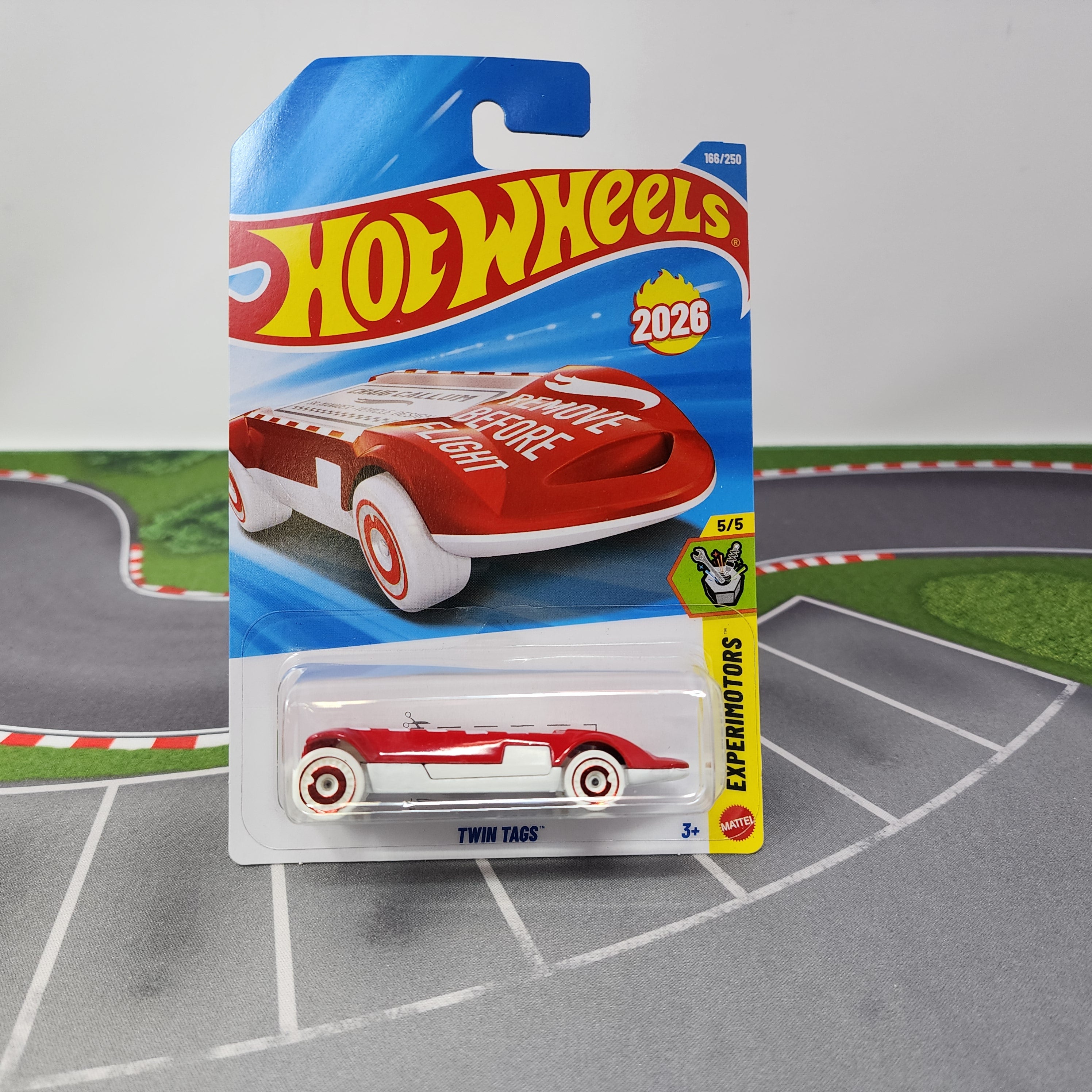Twin Tags #166 * Red * 2026 Hot Wheels Case H – Wheelcollectors LLC