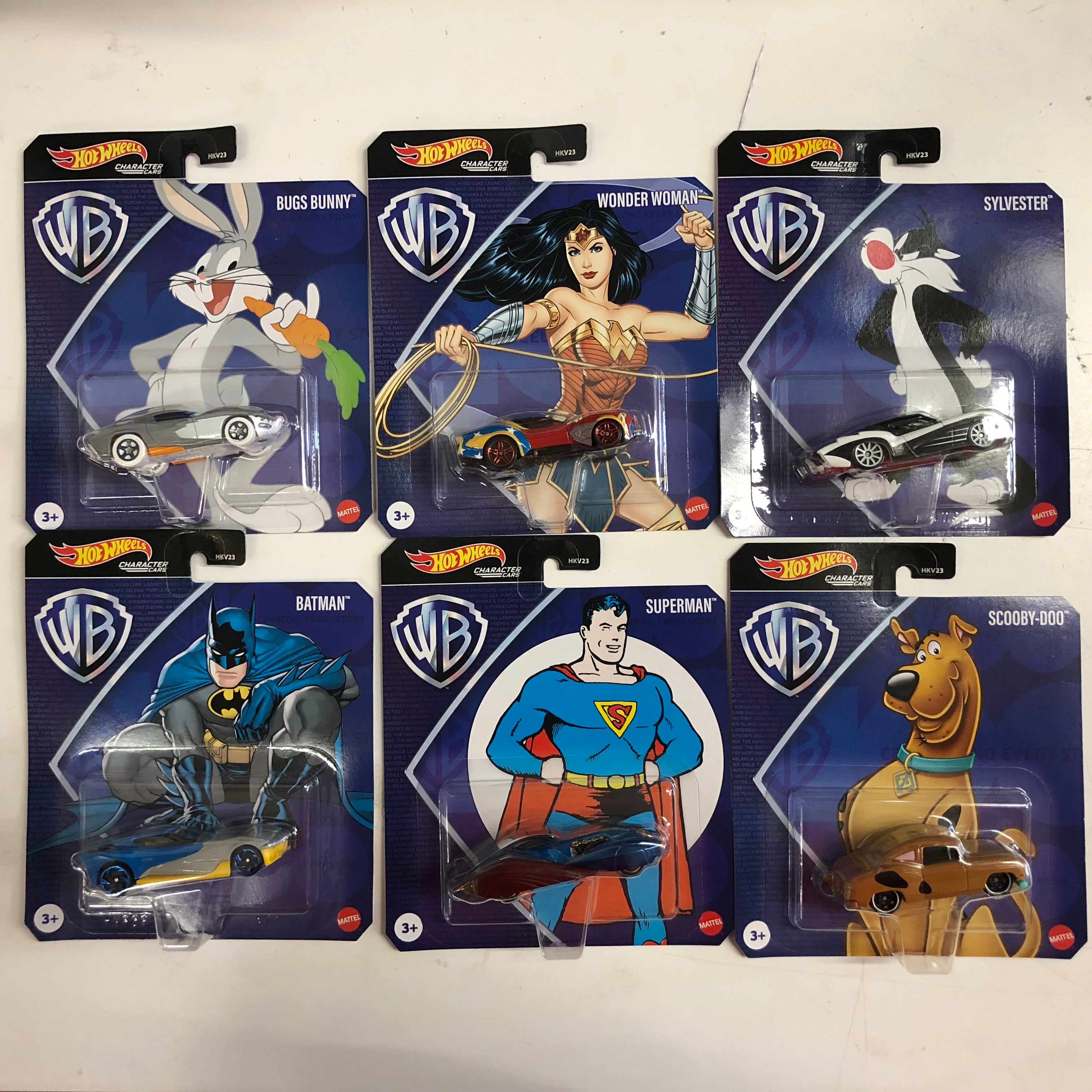 6 Car Set * 2023 Hot Wheels WB Character Cars Case E – Wheelcollectors LLC