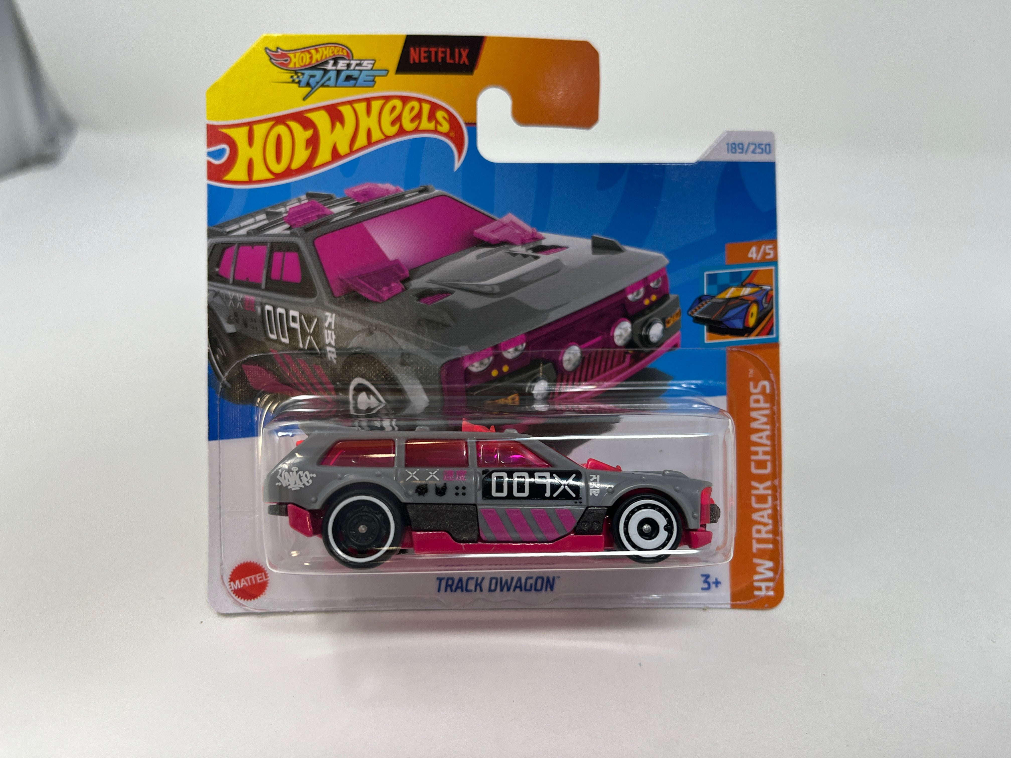 Track Dwagon #189 * Grey * 2024 Hot Wheels SHORT CARD Case L ...