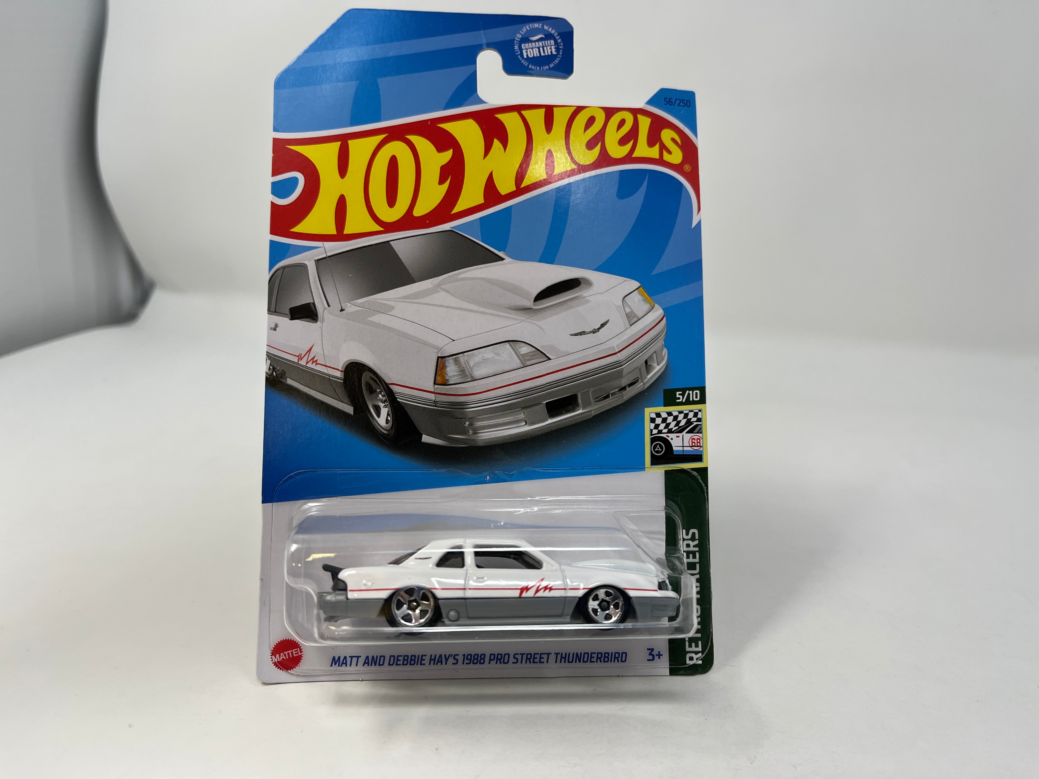 1988 Pro Street Thunderbird #56 * White * 2023 Hot Wheels ...