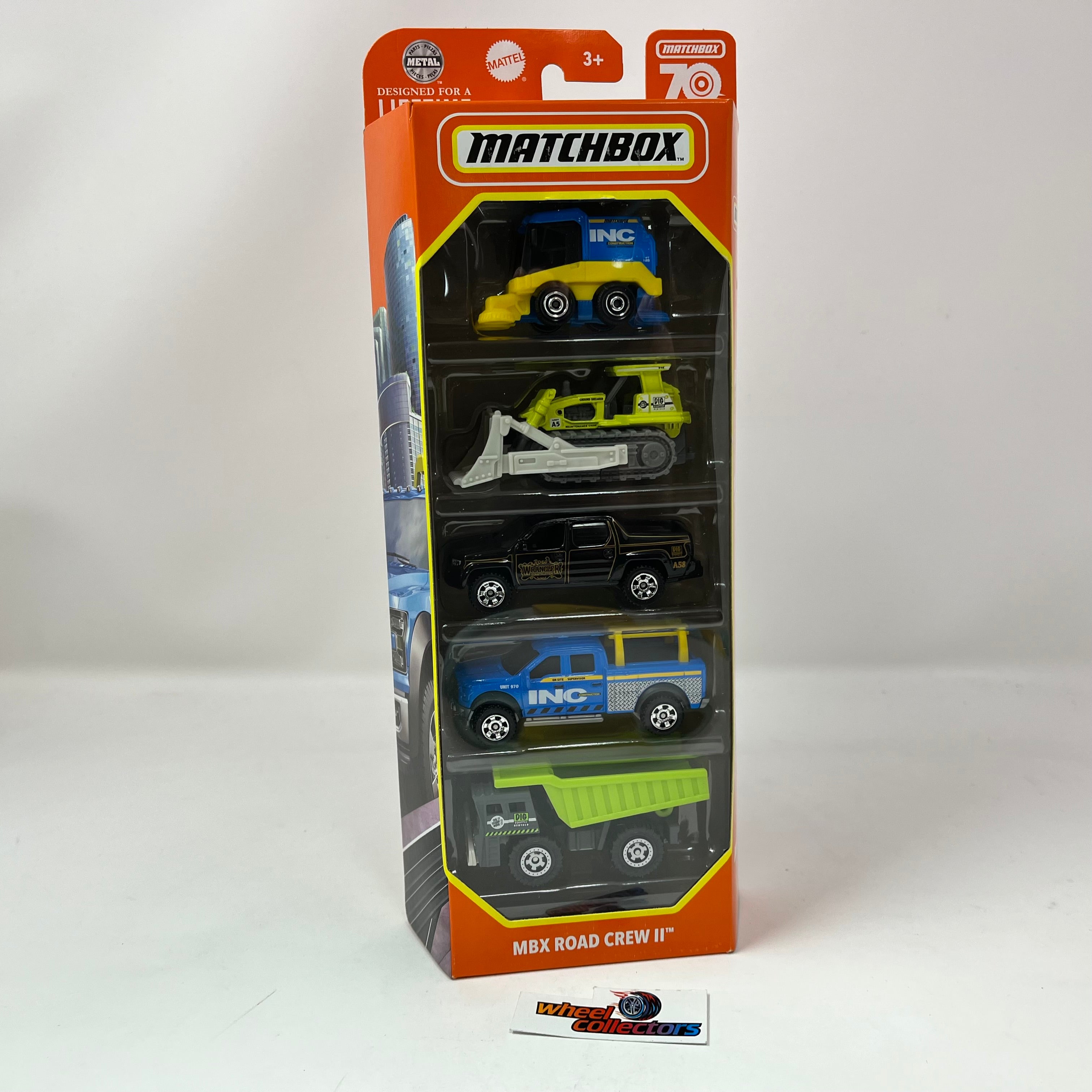 MXB Road Crew 70th * Matchbox 5-Pack – Wheelcollectors LLC