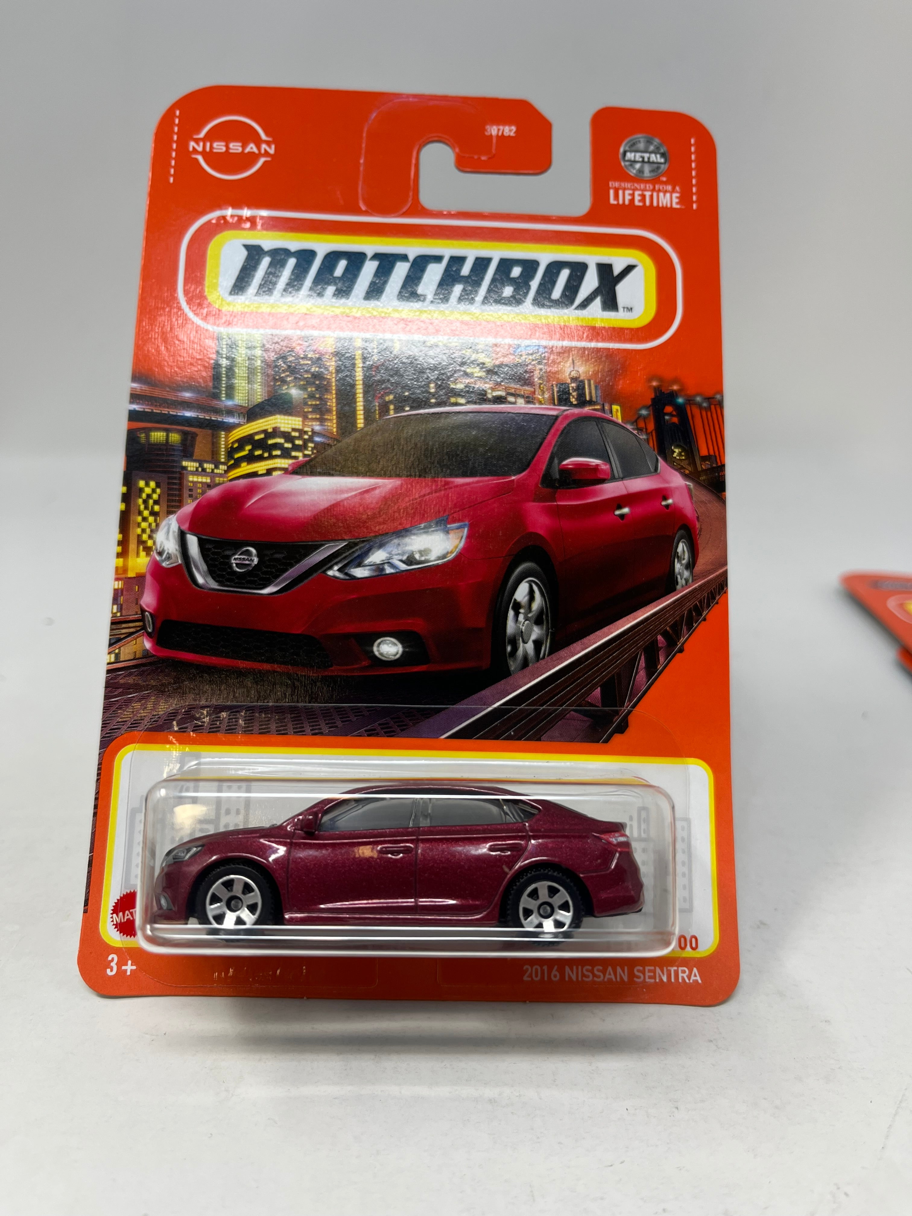2016 Nissan Sentra #9 * Burgundy * 2024 Matchbox Basic Case H ...