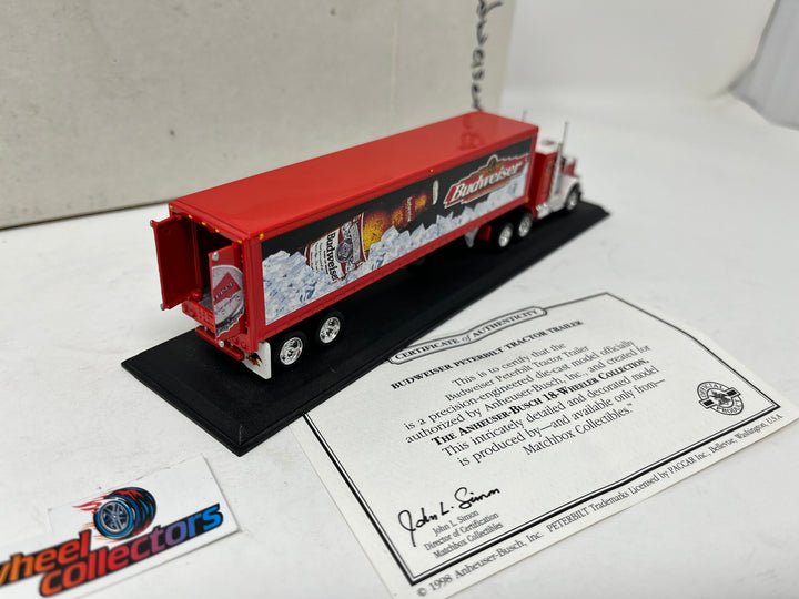 Budweiser Peterbuilt I 80 Tractor Trailer Semi Truck Freightliner 1 80 Wheelcollectors LLC