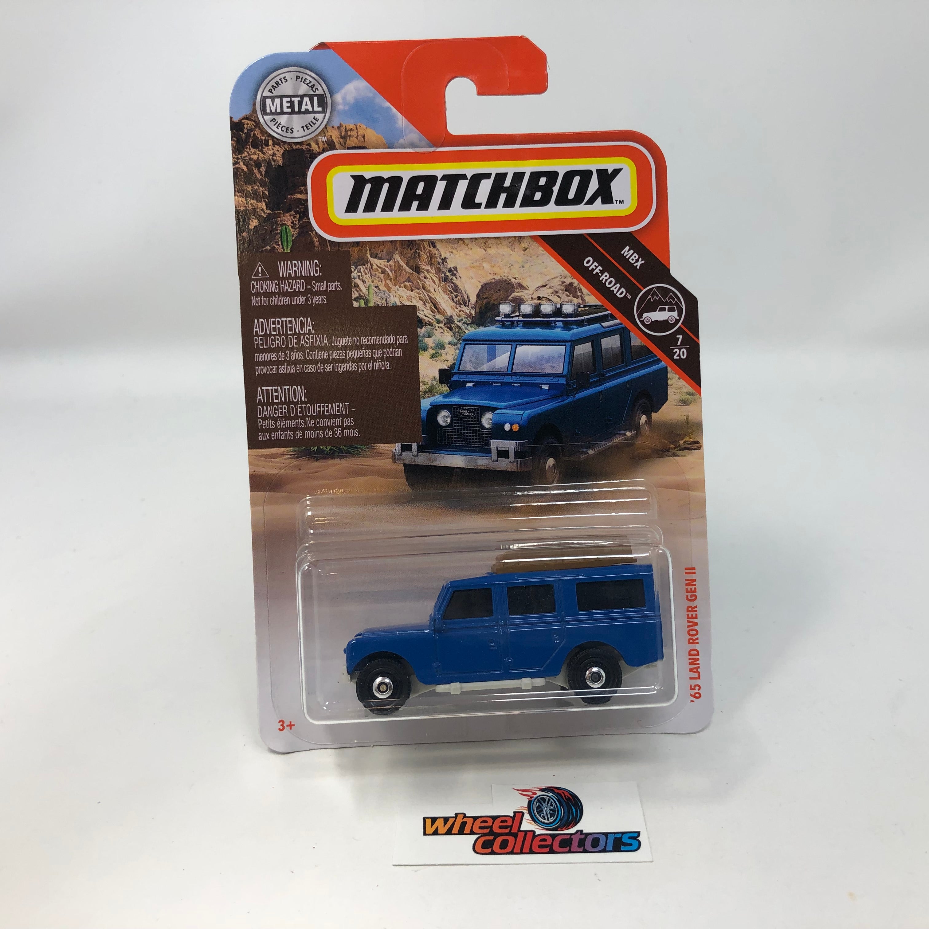 '65 Land Rover GEN II * Blue * Matchbox Basic Series – Wheelcollectors LLC